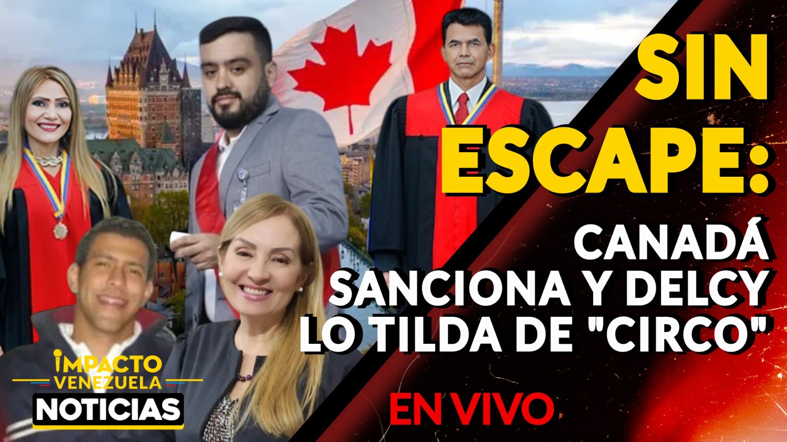 SIN ESCAPE: Canadá sanciona y Delcy lo tilda de «circo» – VIDEO ...