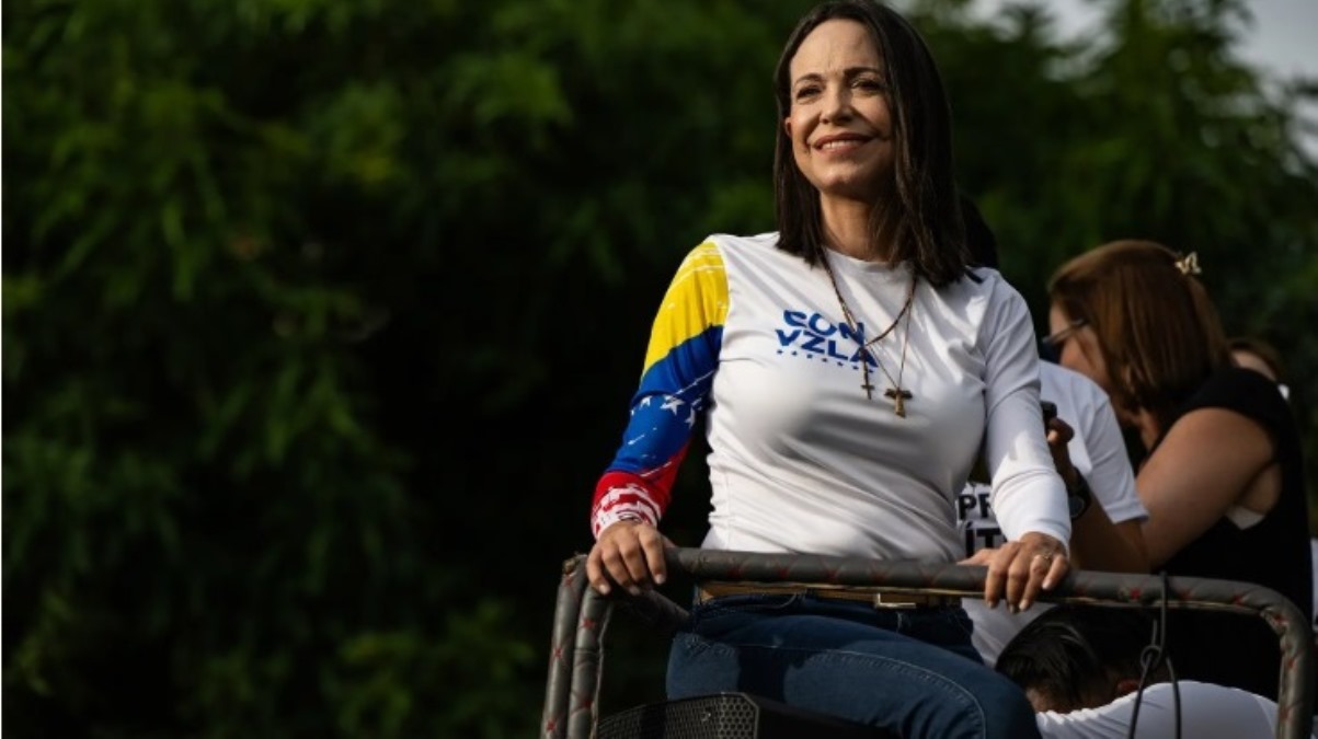 Mira lo que dice María Corina, a un año de las elecciones del 28JUL ...